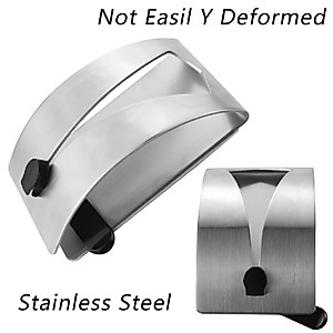 4 PCS Zipper Jig Tool, Auxiliary Zipper Jig Pull for Stainless, Stainess Steel Zipper Installing Tool for Pants, Dresses, Clothes (Silver)