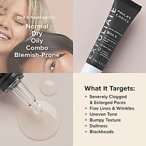 Paula's Choice Skin Perfecting BHA 9 Spot Treatment, 9% Salicylic Acid Exfoliant for Large Pores, 0.3 Ounce