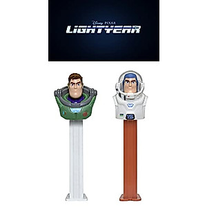 PEZ Buzz Lightyear Candy Dispenser Set – Buzz Lightyear Alpha Class And Buzz Lightyear XL PEZ Dispensers With Extra Pez Candy Refills