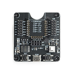 JESSINIE ESP8266 Burner Development Board Test Frame Module Downloader Support for ESP-12F ESP-07S ESP-12E ESP-01S ESP12S ESP-01 Flash Download Tool Test Board Code Burner