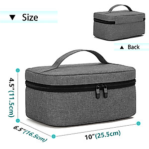 BAFASO Wearable Breast Pump Bag Compatible with Elvie and Momcozy Breast Pump, Case for Wearable Breast Pump and Extra Parts (Patent Pending), Gray