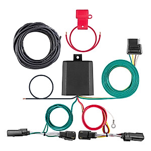 CURT 56448 Vehicle-Side Custom 4-Pin Trailer Wiring Harness, Fits Select Ford Escape,Black