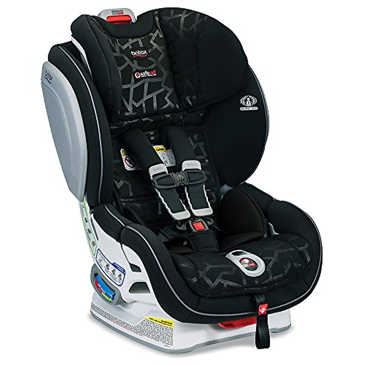 Britax Advocate ClickTight Anti-Rebound Bar Convertible Car Seat - 3 Layer Impact Protection - Rear & Forward Facing - 5 to 65 Pounds, Mosaic