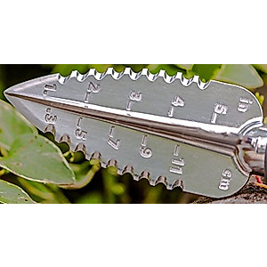 Garden Weasel Multi-Use Transplanter -Dig, Cultivate, Plant, & Weed with Ease – Features Triangular Blade, Dependable Aluminiron Construction, Non-Slip Comfort Grip & a