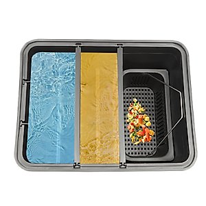 9.2Gal Upper Inlet Commercial Grease Trap, Traps for Restaurants Under Sink, 7 stage filtration 264.12Gal/h Grease Trap, Waste Water Oil-water Separator for Restaurant, Cafe, Canteen, Kitchen