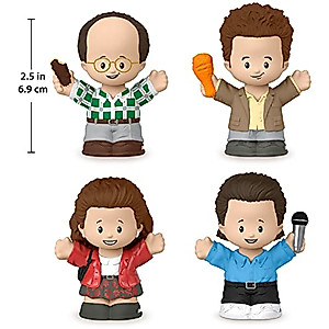Little People Collector Seinfeld Tv Series Special Edition Set In Display Gift Box For Adults & Fans, 4 Figures