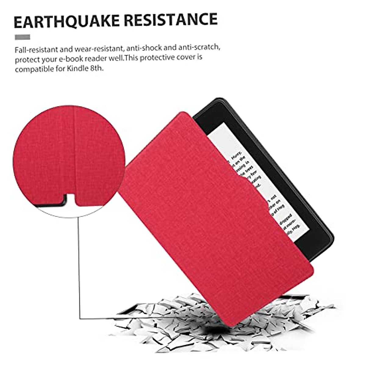 jojofuny Enamel Plates 2pcs Ebook Case Ebook Reader Shell Ebook Reader Case E-Reader Reader Imitation Leather Protection Cap Protective Case for E- Ereaders