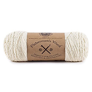 Lion Brand Yarn 150-098F Fishermen's Wool Yarn, Natural