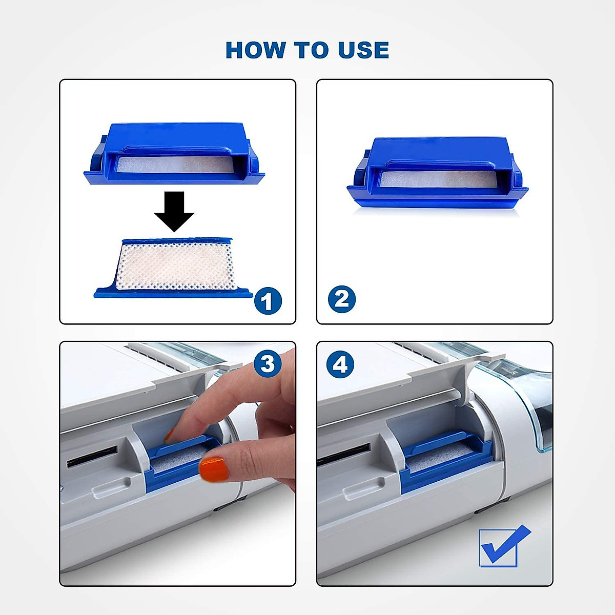 Reusable Filters for Respironics DreamStation (2/Pack)