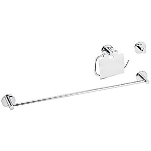 Grohe 40775001 Essentials City Bathroom Set, 3-In-1
