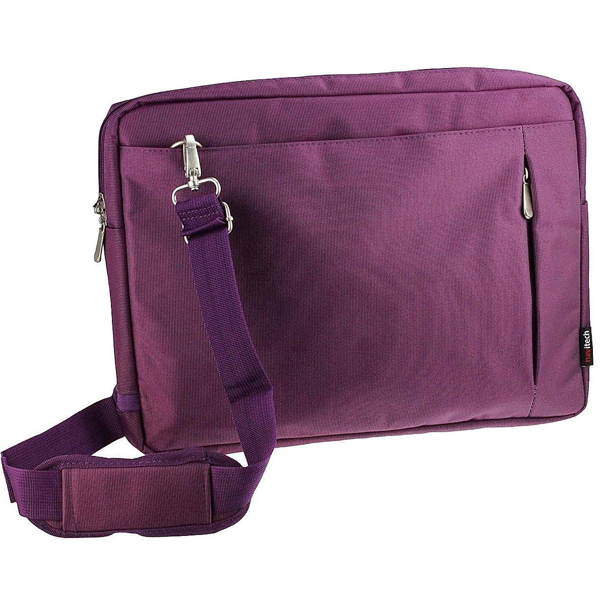 Navitech Purple Premium Messenger/Carry Bag - Compatible With ASUS ROG Strix Scar II GL704GW 17.3 Inch