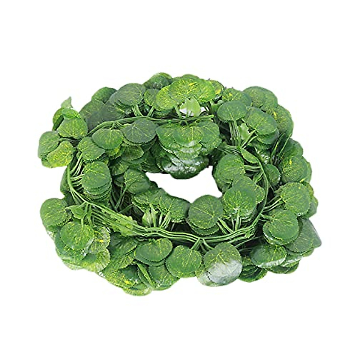 U-K Artificial Vine Reptile Terrarium Box Habitat Decoration Lizard Green Fake Plants Leaves Useful