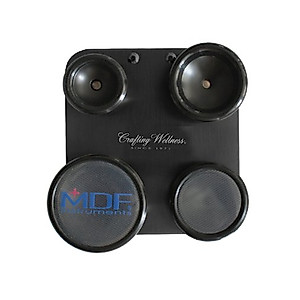 MDF ProCardial ERA Cardiology Lightweight Dual Head Stethoscope with Adult, Pediatric, and Infant-Neonatal Convertible chestpiece - Light Blue Tube - Black Finish (MDF797XB14)