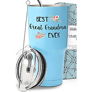 Great Grandma Tumbler 30oz, Best Great Grandma Mugs Coffee, Great Grandma Birthday Gifts For Great Grandma From Grandkids, Mothers Day Gifts For Great Grandma Gifts For Great Grandmother Gifts