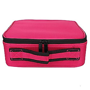 Cosmetics Bag Professional Portable osmetic Brush Organizer Nail Tool Storage Case Multi-Function for Train Case for Woman for Home for Salon