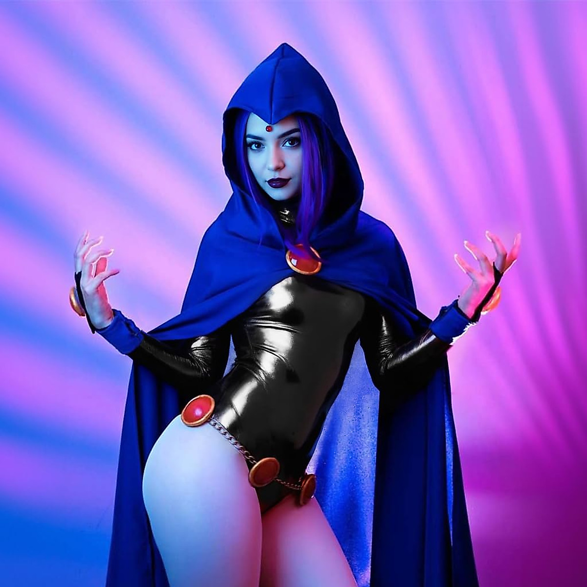 Javly Long Sleeve Metallic Bodysuit Women Shiny Dance Leotard Turtleneck Latex Bodysuit