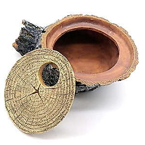 Snake Hide and Basking Tree Roots Cave for Terrariums, Available for Climbing and Hiding Spots for Reptiles, Amphibians, and Small Animals, Corn Snake, Green Snake and Small Gecko