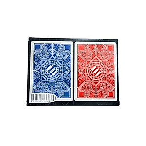 Bullets Playing Cards, Two Decks of Paulie-Design Poker Cards, Waterproof Plastic, Jumbo Index & Four Pips, Including Cut-Card, Professional Playing Cards for Texas Holdem Poker