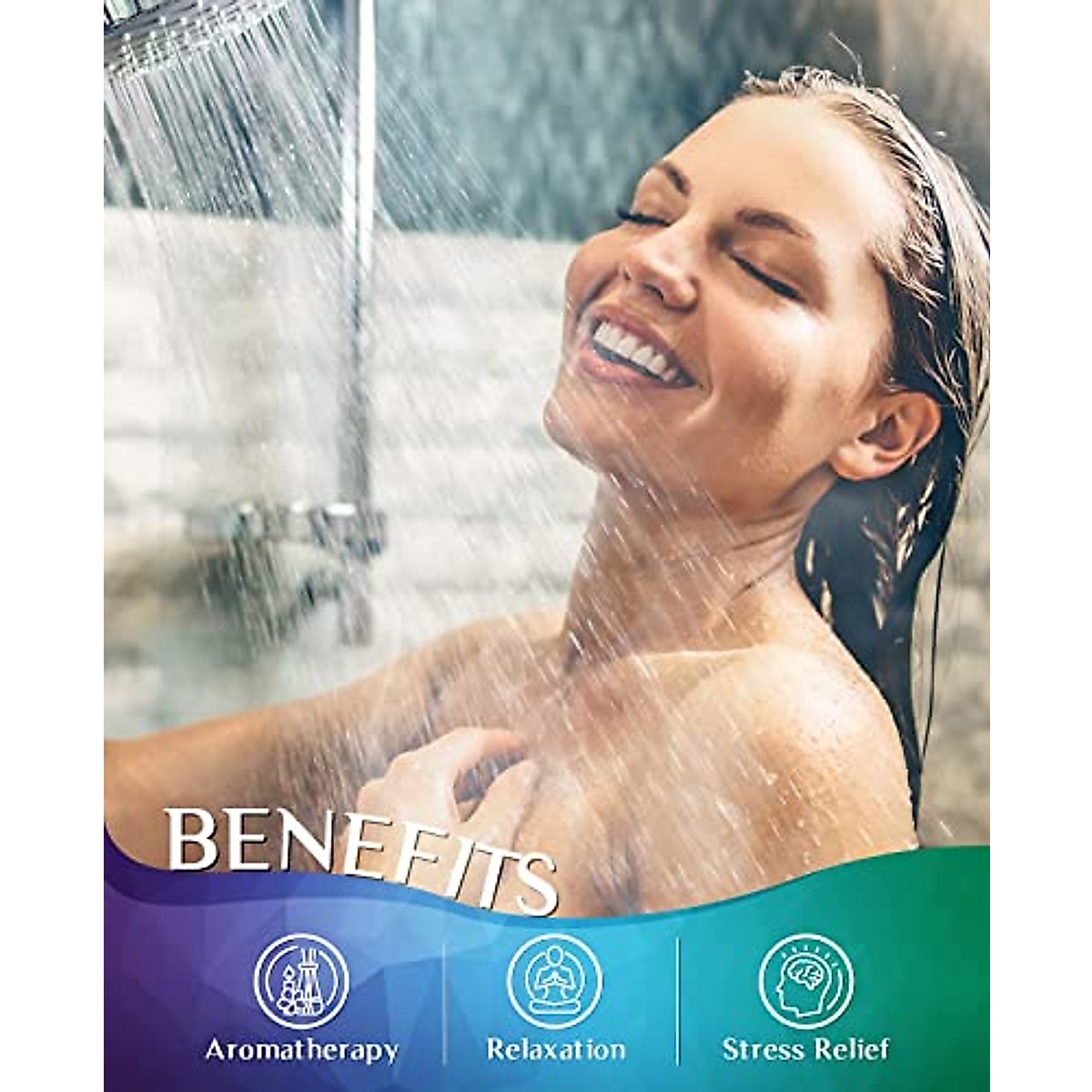 POPCHOSE Shower Steamers Aromatherapy - Bath Bomb Shower Tablets 8 Pack, Self Care & SPA Relaxation - Stocking Stuffers Christmas Gifts for Women and Mom Who Has Everything, Birthday Valentines Gift