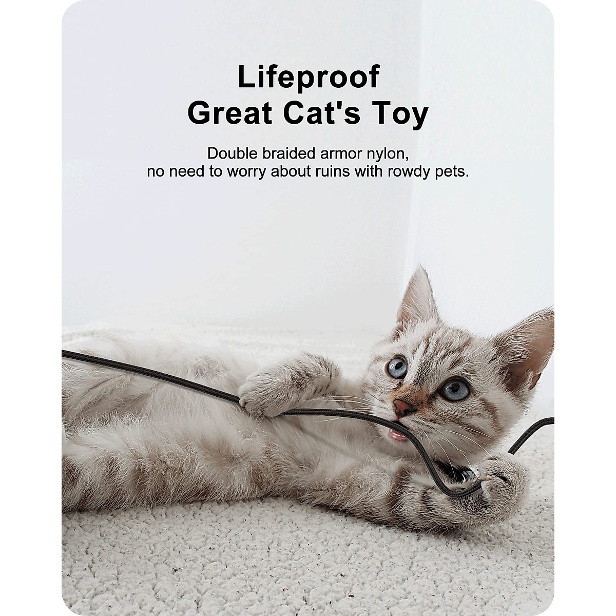 VHBW USB Charging Cable Replacement for Razer Mouse Charger, compatible with Razer Naga Pro & DeathAdder V2 pro & Basilisk & Viper Ultimate Wireless Gaming Mouse 【5.9ft Long】