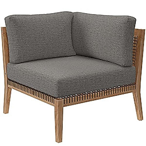 Modway Clearwater Sofas, Gray Graphite