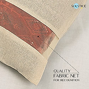 SOLSTICE Reusable Cotton Saree Covers (Set of 24) of 16 x 14 (inches) for Clothes Storage bag, Travelling, Wardrobe Organizer with Mesh/Window. (24)