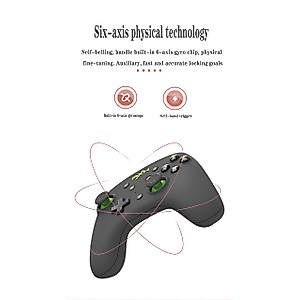 PXN 9607X Wireless Switch Controller,switch Pro Controller Gamepad Joystick Support NFC/Amibo/Turbo Screenshot/Gyrox Axis and Dual Vibration,Switch controller for N-Switch/Lite/OLED (Yellow)