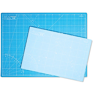Elan Cutting Mat A4 Blue, 5-Ply Craft Mat, Self Healing Cutting Mat 30x22 CM, Craft Cutting Board, Art Mat, Imperial Sewing Mat, Quilting Mat, Hobby Mat, for Sewing, Quilting, Quilting supplies