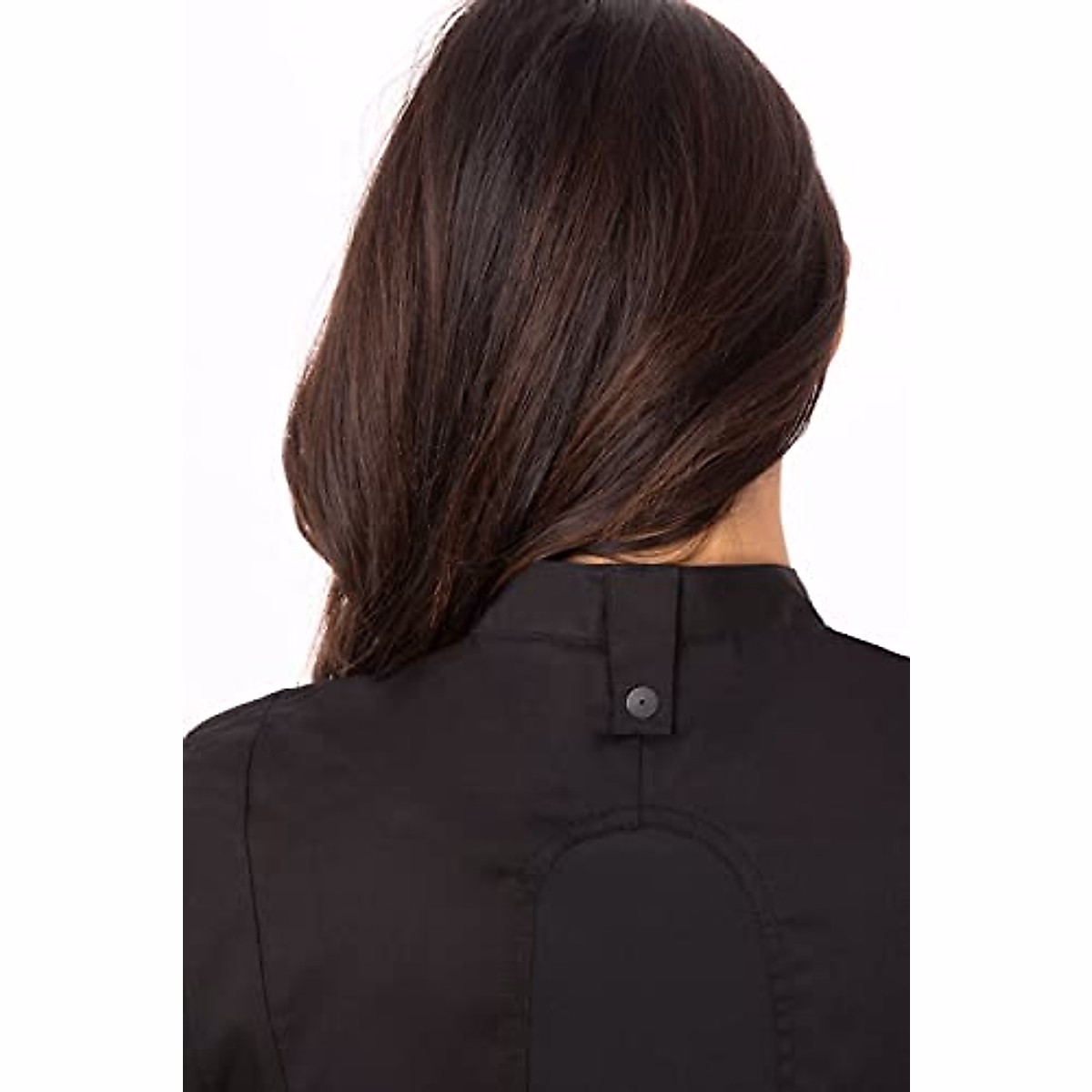 Chef Works Women's Roxby Chef Coat, Black, Large