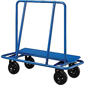 Global Industrial Sheet Rock Drywall Cart 8" No Flat Wheels 2400 Lb. Capacity, 47-1/2"L x 21-1/2"W x 46-1/4"H