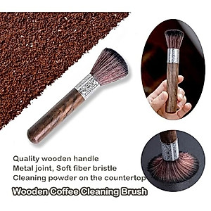 Nylon Espresso Machine Brush 6 Pieces Coffee Machine Cleaning Brush Set Coffee Machine Brush Cleaner for Coffee Machine Bottle Teapot Nozzle