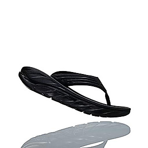 Hoka ONE ONE Women's Ora Recovery Flip 2 Sandals, Black, Size 9.0