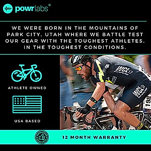 Powr Labs Bluetooth Heart Rate Monitor Armband - ANT Heart Rate Monitor, Armband Heart Rate Monitor For Wrist Bluetooth Wrist Heart Rate Monitor Works with Peloton Polar Wahoo Whoop Strava Garmin Apps