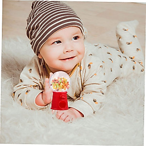 6pcs Mini Machine Small Gumballs Machine Gumballs Machine Candy Gumballs Machines Toys Gumballs Machine Bank Candy Machine Candy Twisting Candy Dispenser Machine Money Bank