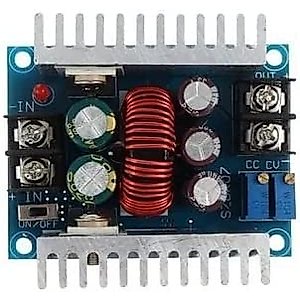 WWZMDiB Constant Current CC CV Buck Converter Module DC 6-40V to 1.2-36V 20A 300W Adjustable Step Down Voltage Regulator Power Supply Module with Short Circuit Protection Function