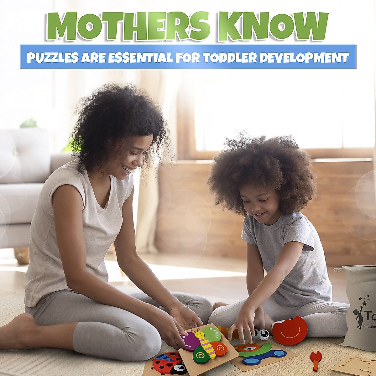 Magnetic Color and Number Maze - Wooden Puzzle Baby Toys