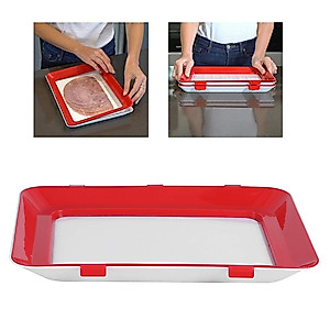 Zerodis Food Preservation Trays Reusable Food Preservation Tray Vacuum Seal Stackable Food Storage Container Kitchen Tools