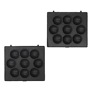 9 Hole Baking Pan, Non Stick Meatball Baking Tray Stainless Steel Octopus Meatball Grill Pan Cooking Plate