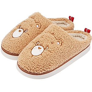 YUNGPRIME Care Bears House Slippers Cozy Slip on Fluffy Scuff Shoes for women and men