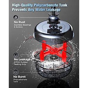 YOSUDA Water Rowing Machines with Bluetooth-Water Rowers 350LBS Weight Capacity for Home Use with Smooth Aluminum Dual Slide Rail & Rowing-Dedicated Monitor