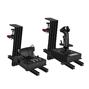 Hikig 2 Set The Desk Mount for The Flight Sim Game Joystick, Throttle and Hotas Systems Compatible with Logitech X56, X52, X52 Pro, Thrustmaster T-Flight Hotas,Thrustmaster T.16000M, Thrustmaster TCA