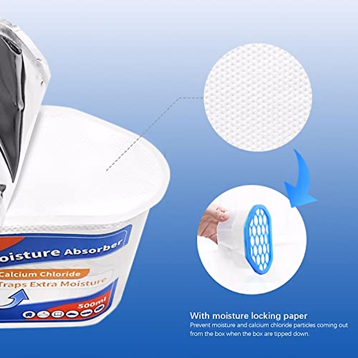 ✅ 𝗩𝗮𝗰𝗽𝗹𝘂𝘀 Moisture Absorber Boxes (6 Pack), 10.5 Oz, Vacplus Unscented Moisture Absorber, Humidity Absorber Attracts Extra Moisture from Your Bathroom, Closet, Kitchen & Study, Dehumidifier for Closet (Fragrance Free)