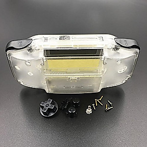 Replacement Housing Shell Case Cover Skin Button for Gameboy Advance GBA Console Color Clear
