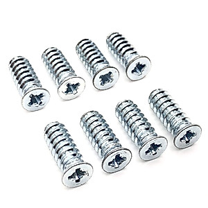 ReplacementScrews Flat Head Euro Screws Compatible with IKEA Part 100372 (Pack of 8)