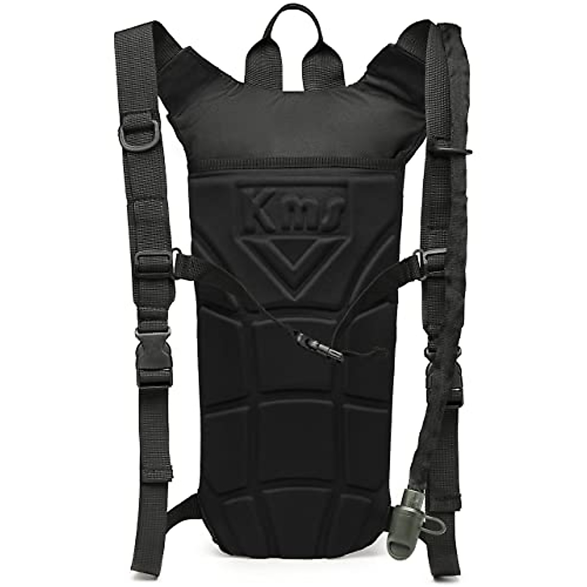 AIMILL Tactical Molle Hydration Pack Bag Water Camel Backpack Reservoir Carrier Daypack,Tactical Hydration Backpack Molle 3L With Bladder For Men, BPA Free For Camping Climbing(Black#2,3l)