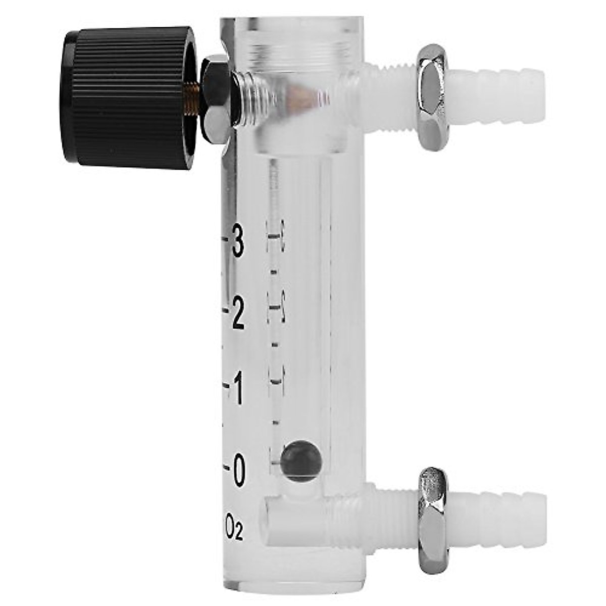 LZQ-2 Flowmeter 0-3LPM Flow Meter Gas Flowmeter with Control Valve for Measuring Controlling Gas Flow