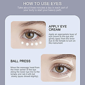 npkgvia Eye Dry Battery Easy Control and Use Home Beauty Device Male Dildo (Gold, One Size)