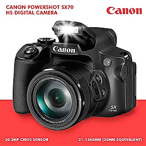 Canon PowerShot SX70 HS Digital Camera + 64GB