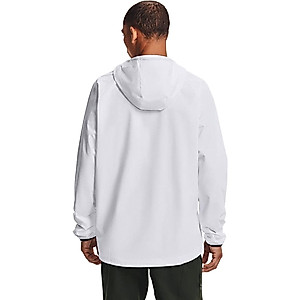 Under Armour Woven Windbreaker T-shirt, White (100)/White, XX-Large