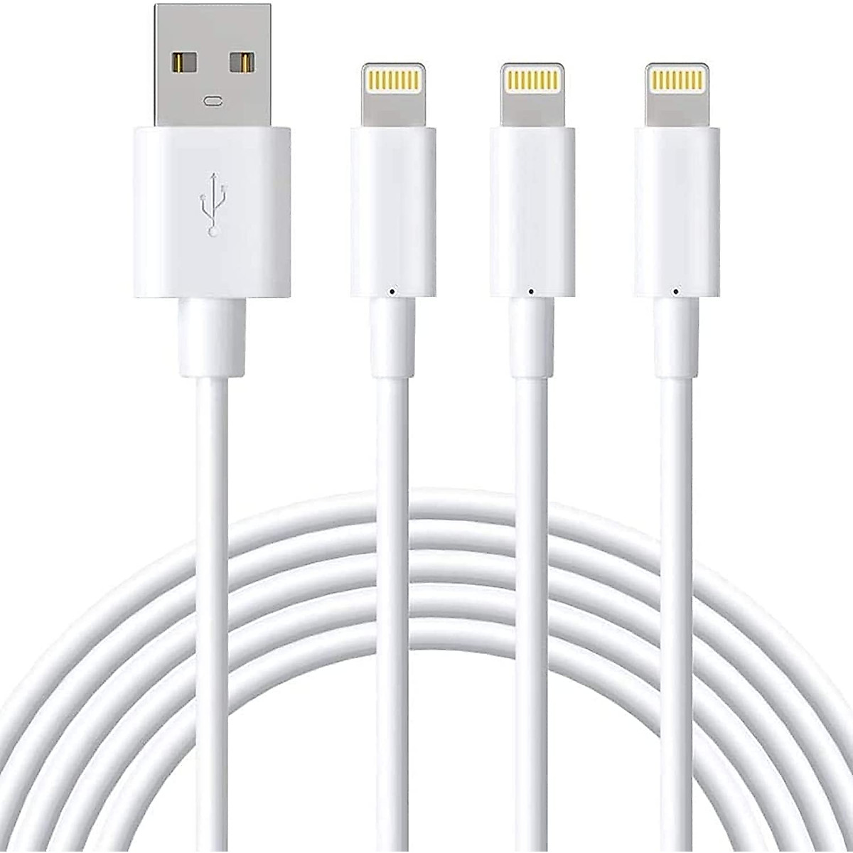 Marchpower iPhone Charger Cable MFi Certified Lightning Cable - 3Pack 3FT Fast Charging USB Cable Compatible iPhone Xs MAX XR X 8 8 Plus 7 7 Plus 6s 6s Plus 6 6 Plus and More